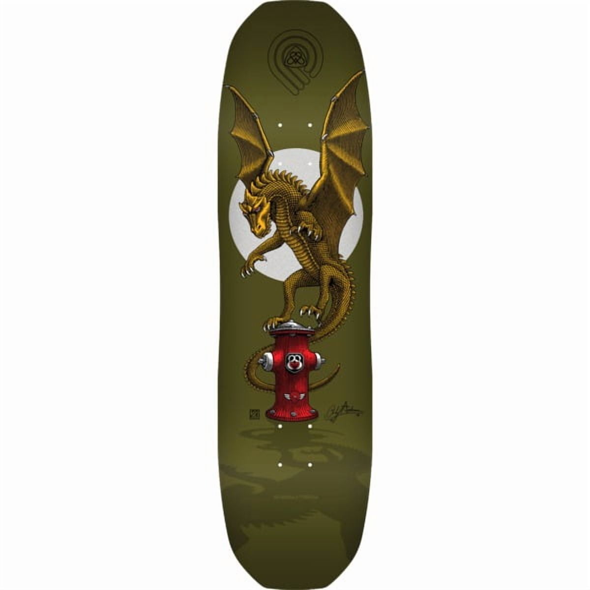 Powell Peralta Andy Anderson Hydrant Olive Skateboard Deck - 8.4" x 32 ...