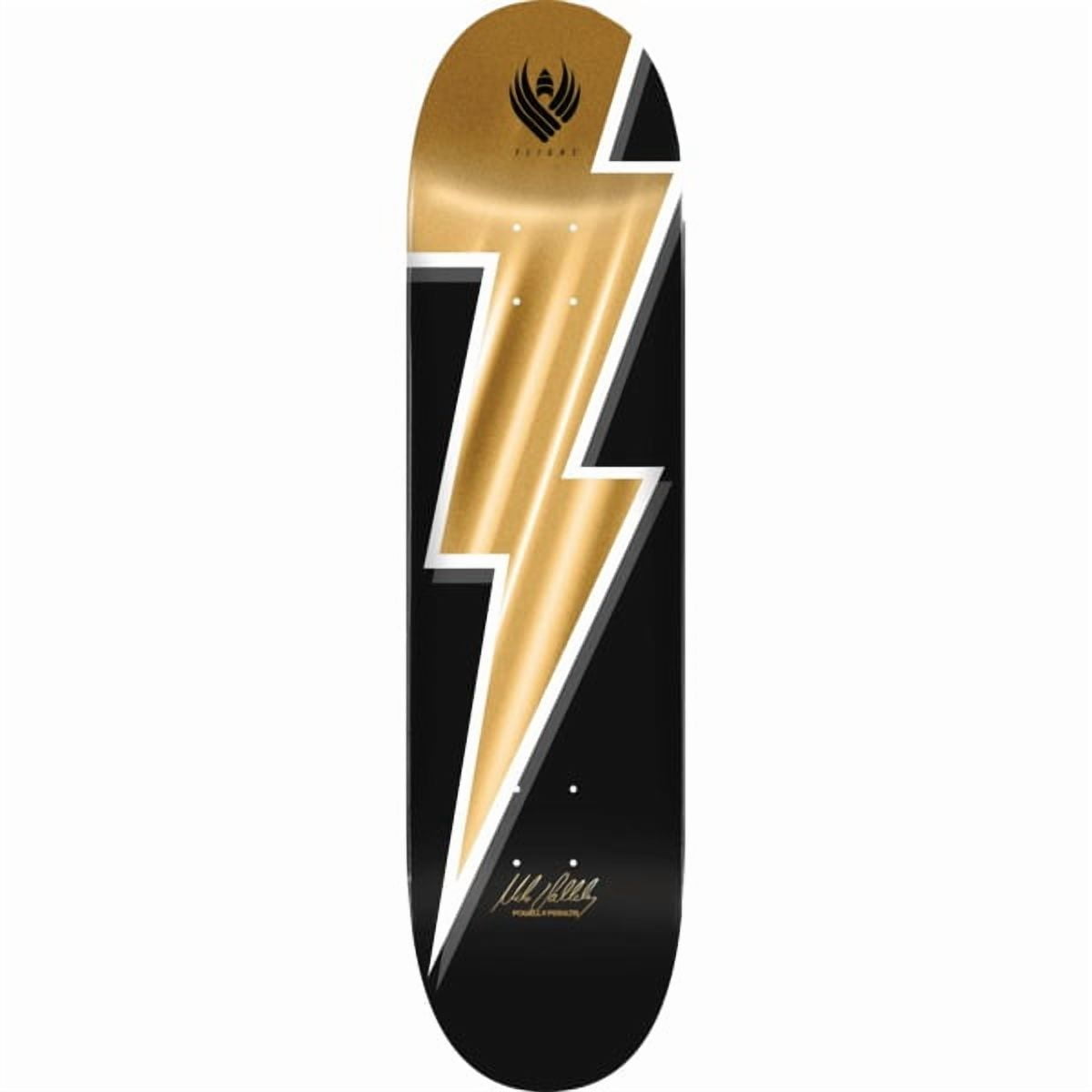Powell Peralta Mike Vallely Lightning Bolt Gold FLIGHT Skateboard Deck ...