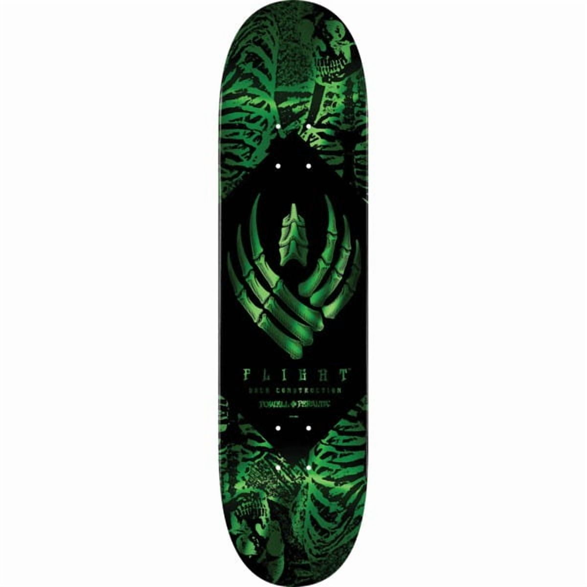 Powell Peralta Skeleton Green Foil FLIGHT Skateboard Deck - 8.5" x 32. ...
