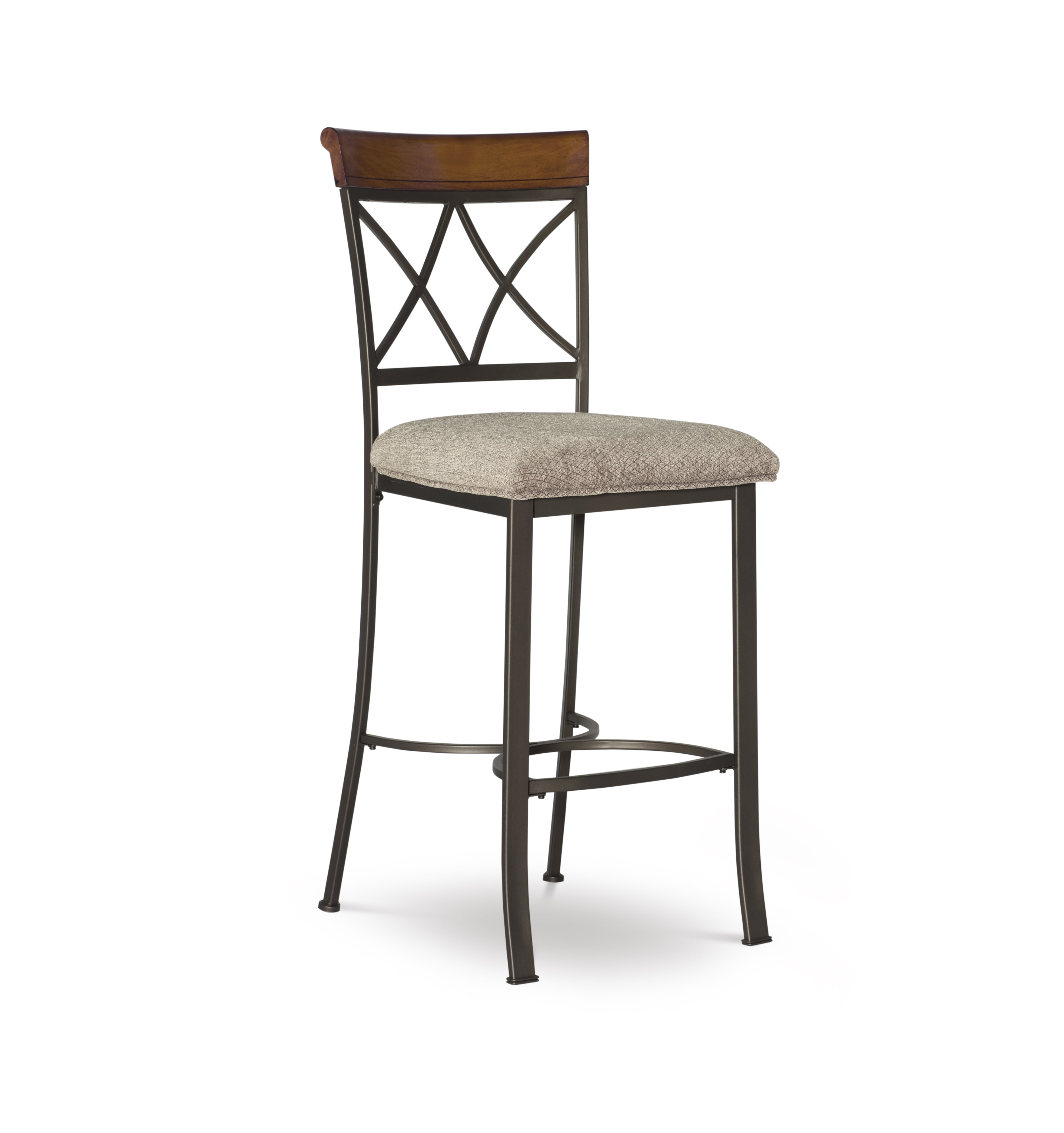 Free Shipping! Powell Roselyn 29" Indoor Square Metal Bar Stool, Pewter ...