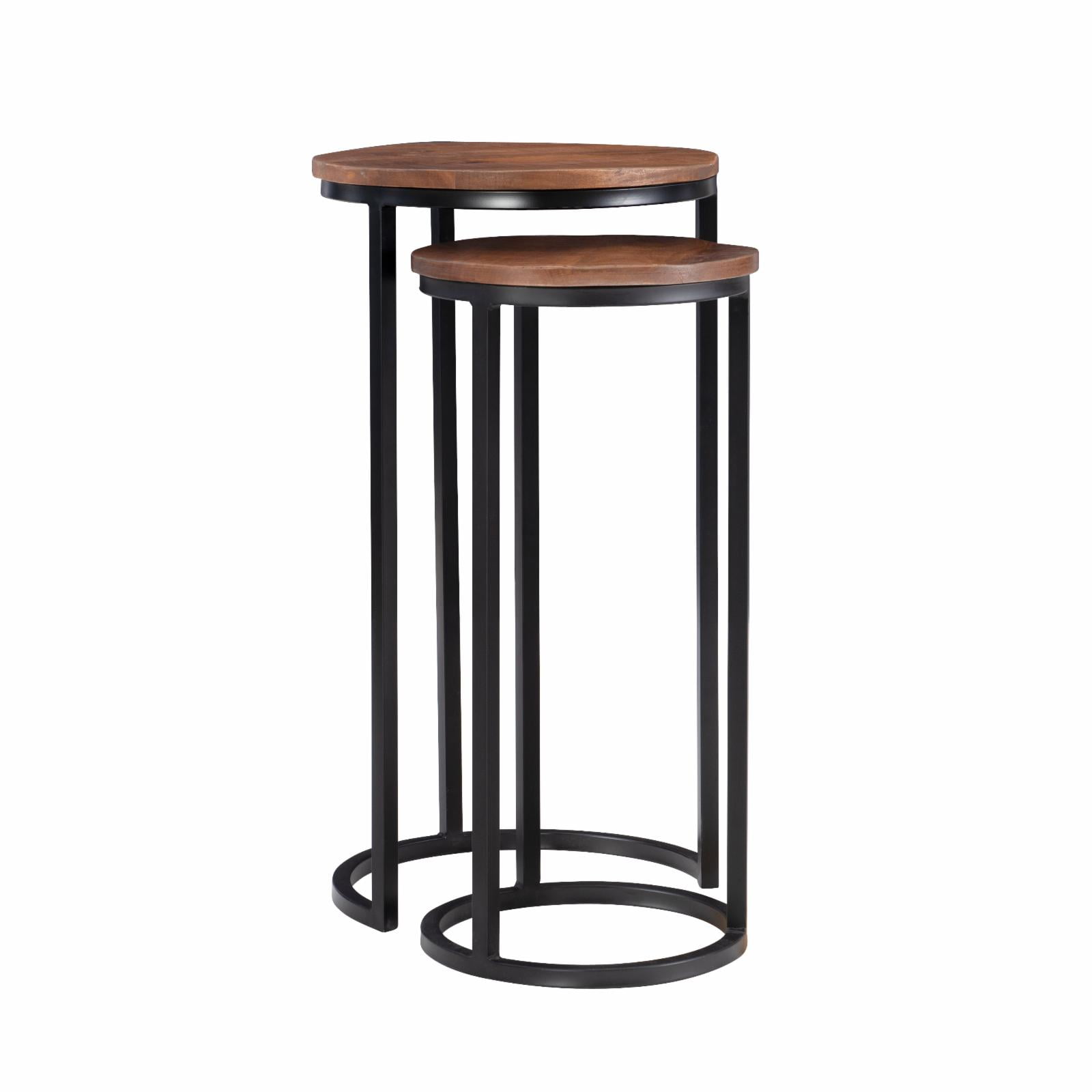 Powell Weston Nesting Tables Brown - Walmart.com