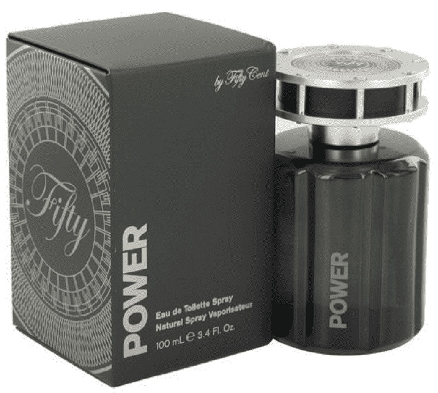 50 Cent Power Cologne, 3.4 oz EDT Spray with Lemon Leaves, Black Pepper ...