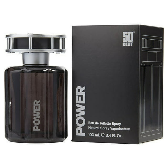 50 Cent Power Cologne, 3.4 oz EDT Spray with Lemon Leaves, Black Pepper ...