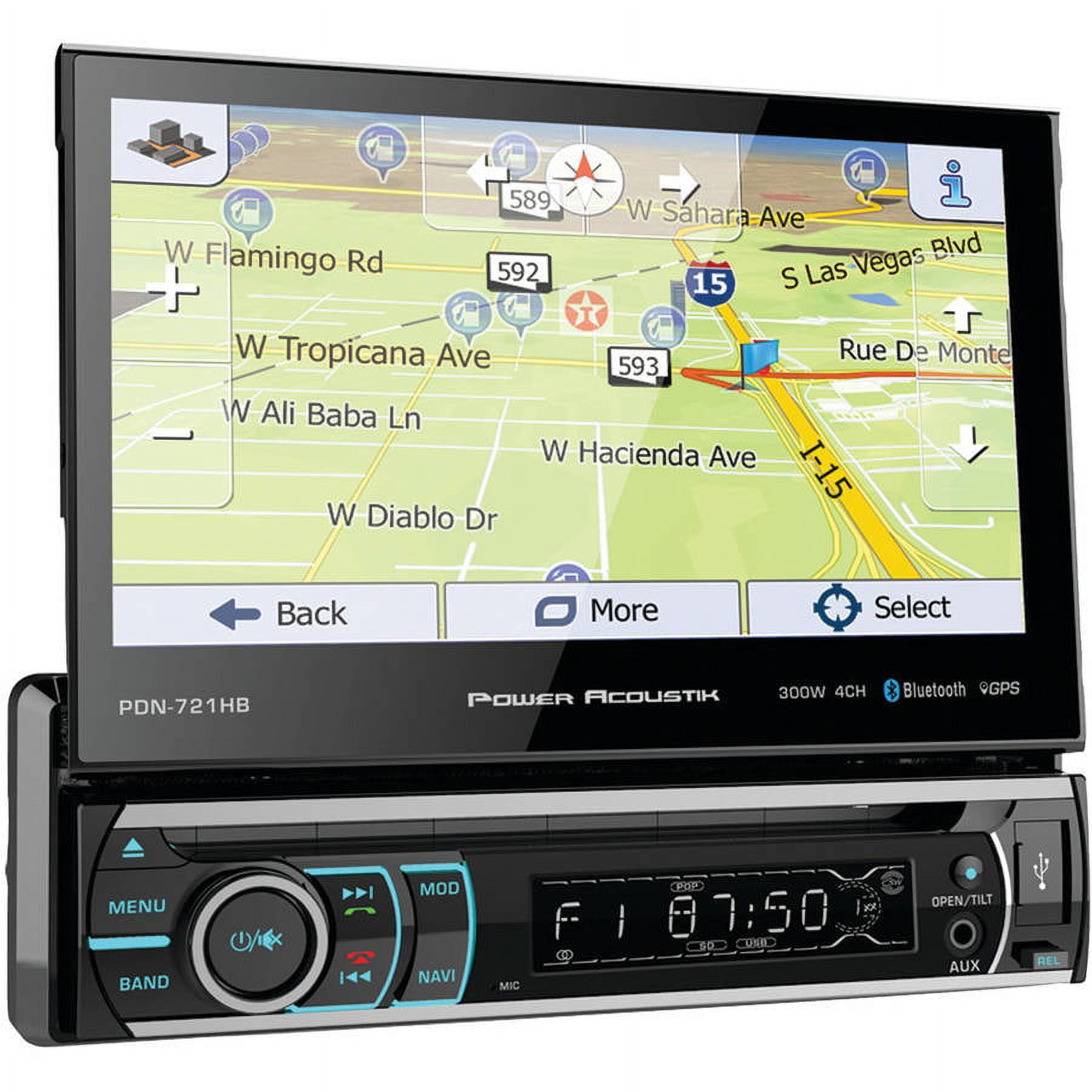 Power Acoustik 7in LCD/DIN/IGO GPS/PHONELINK/BT Audio Stereo Touch ...