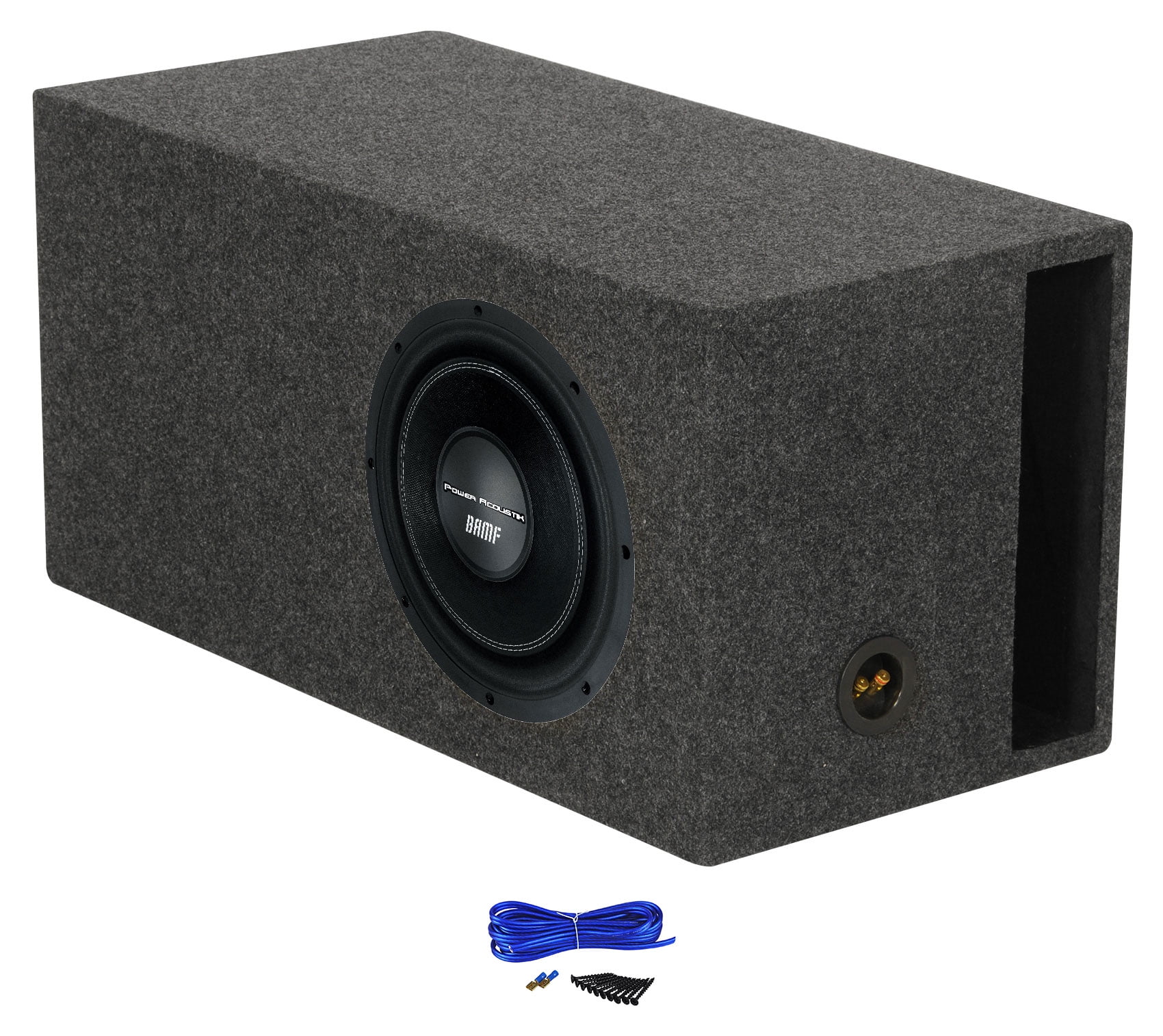 Power Acoustik BAMF-122 12" 3500w Dual Subwoofer Combo with Vented Sub ...
