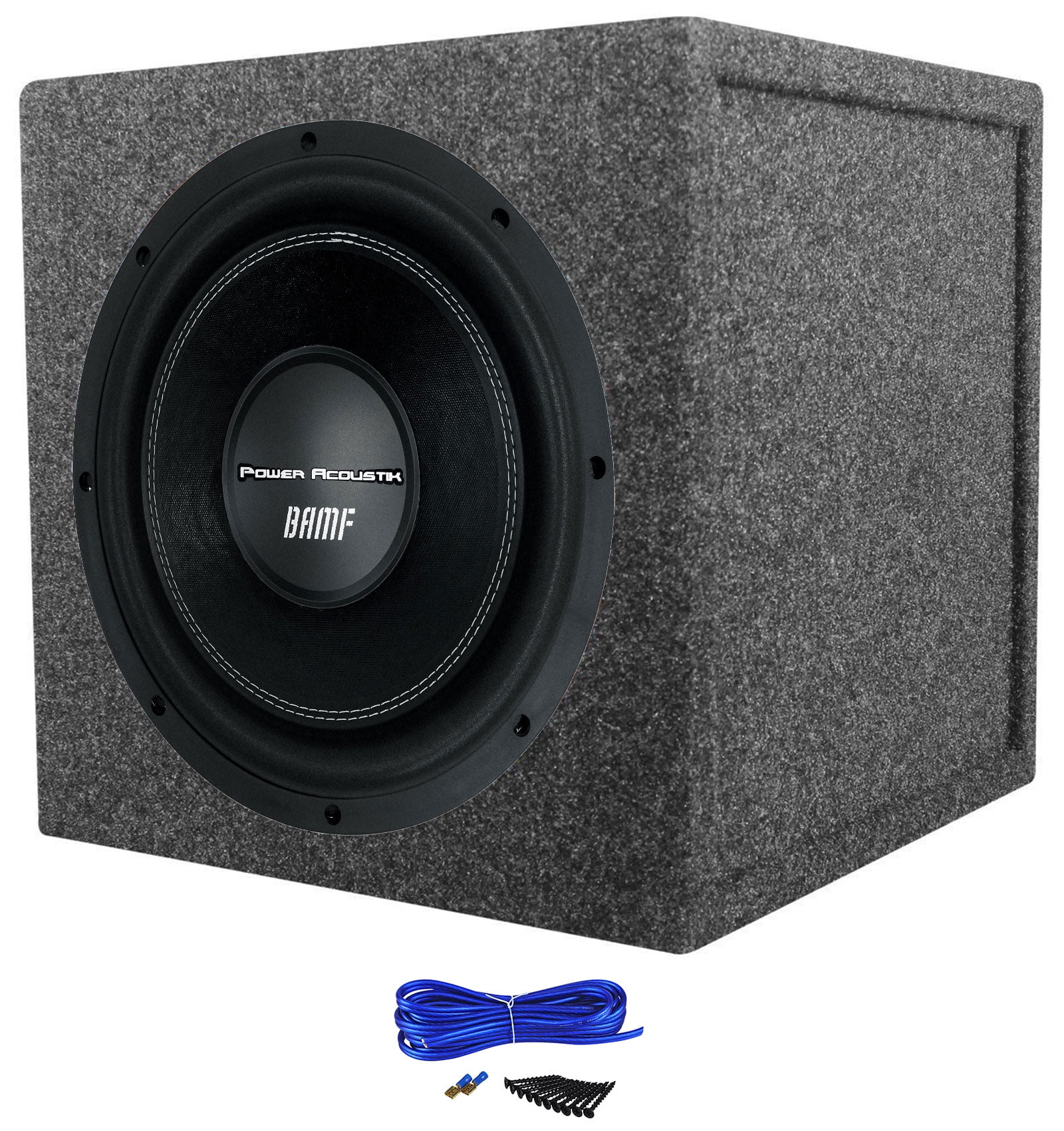 Power Acoustik BAMF-124 Automotive 12" 3500w Subwoofer Combo with ...