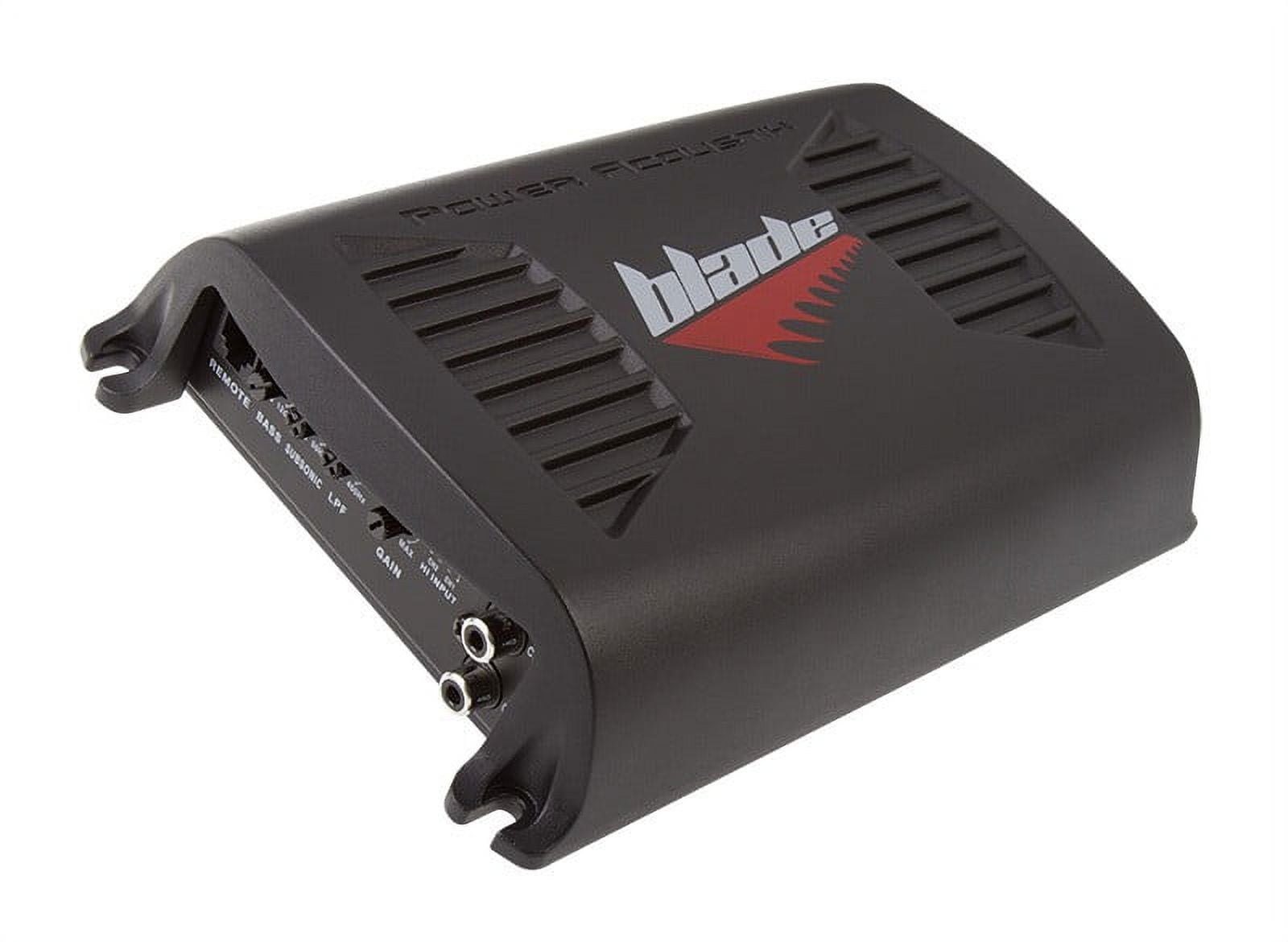 Power Acoustik BLADE1-1200D 1200W Peak (600W RMS) Blade Series Class-D ...