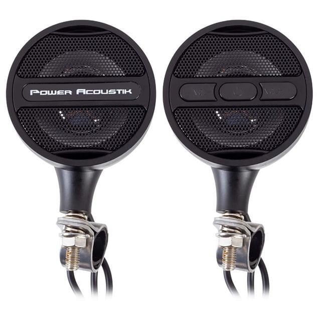 Power Acoustik Wireless Stereo Audio Handlebar Sound System, Motorcycle ...