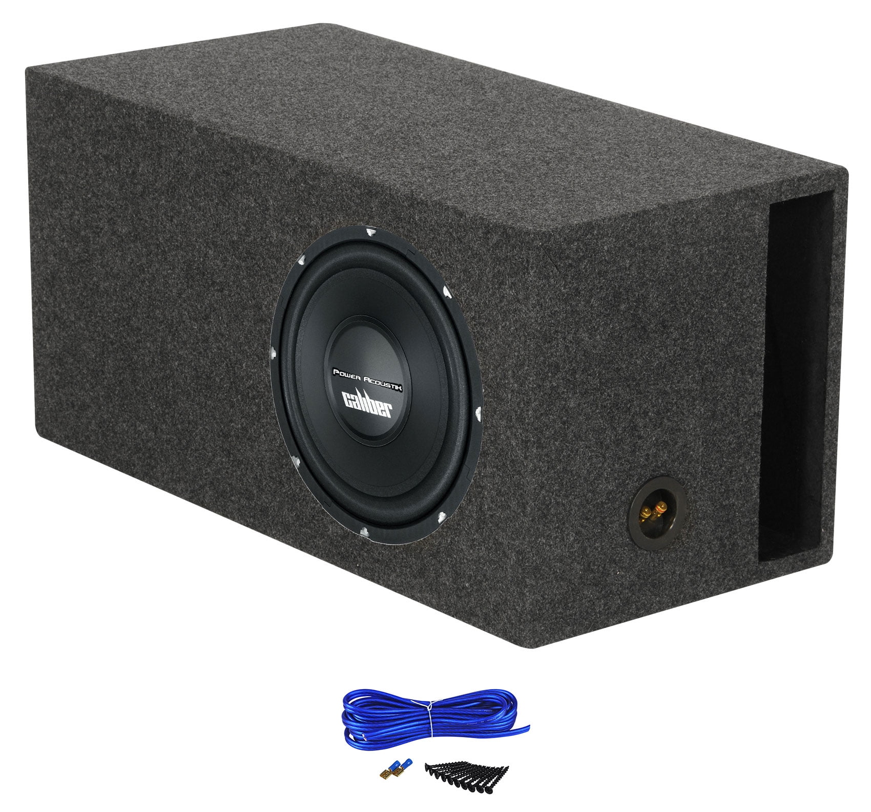 Power Acoustik CBW-124 12" 1500w Car Audio Subwoofer+Vented Sub Box ...