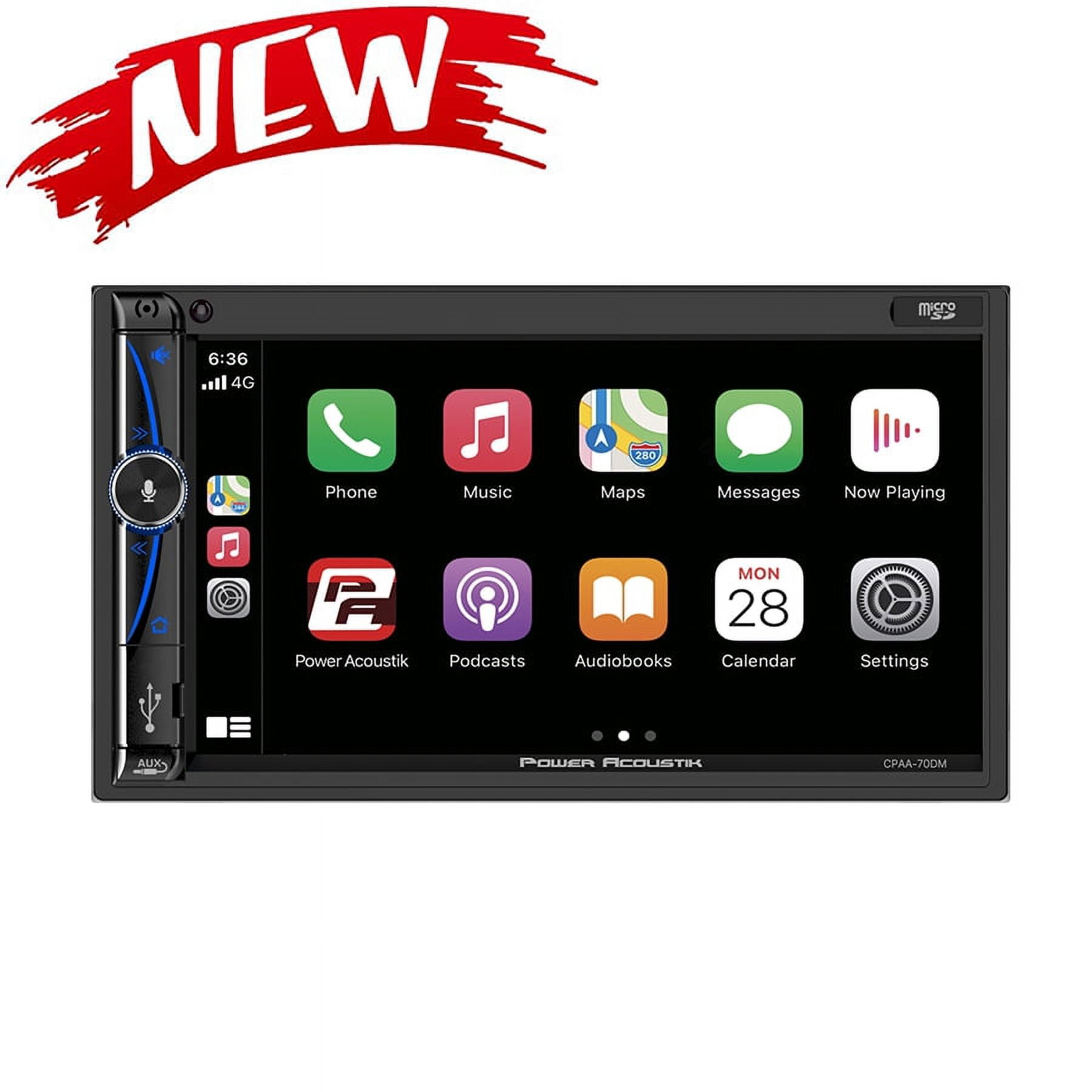"Power Acoustik 7"" Car Head Unit Radio Audio, Digital Media Receiver w ...