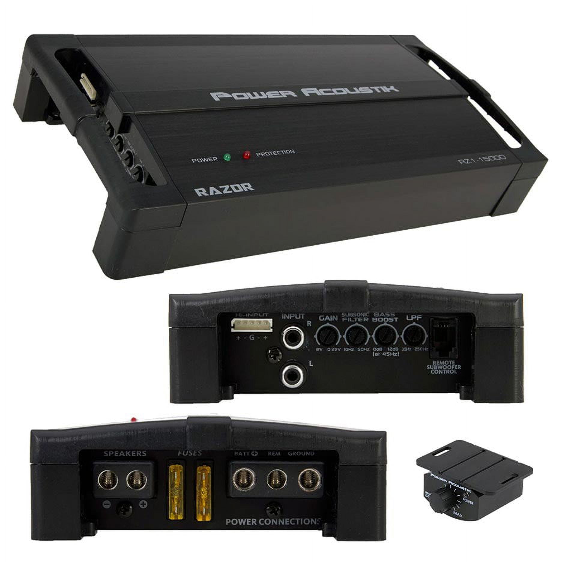 Power Acoustik Class D Mono Block 1500W Max Amplifier - Walmart.com