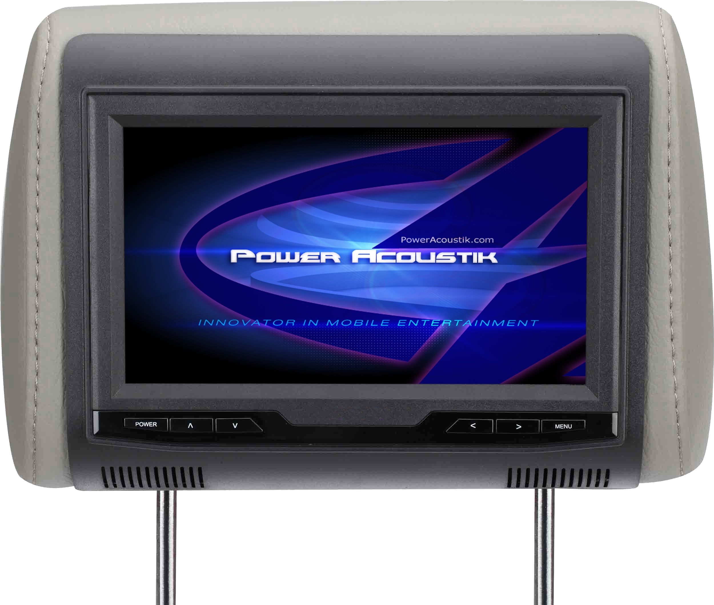 Power Acoustik H-70CC Universal Replacement Headrest Pre-Loaded W/ 7 ...