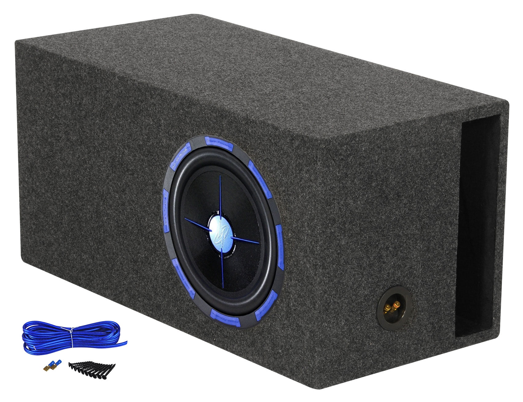 Power Acoustik MOFO-122X 12" 2700w Car Audio Subwoofer+Vented Sub Box ...
