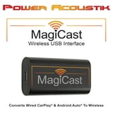 Power Acoustik MagiCast - Wireless CarPlay/Android Auto Adapter/Dongle, Converts Wired CarPlay ...