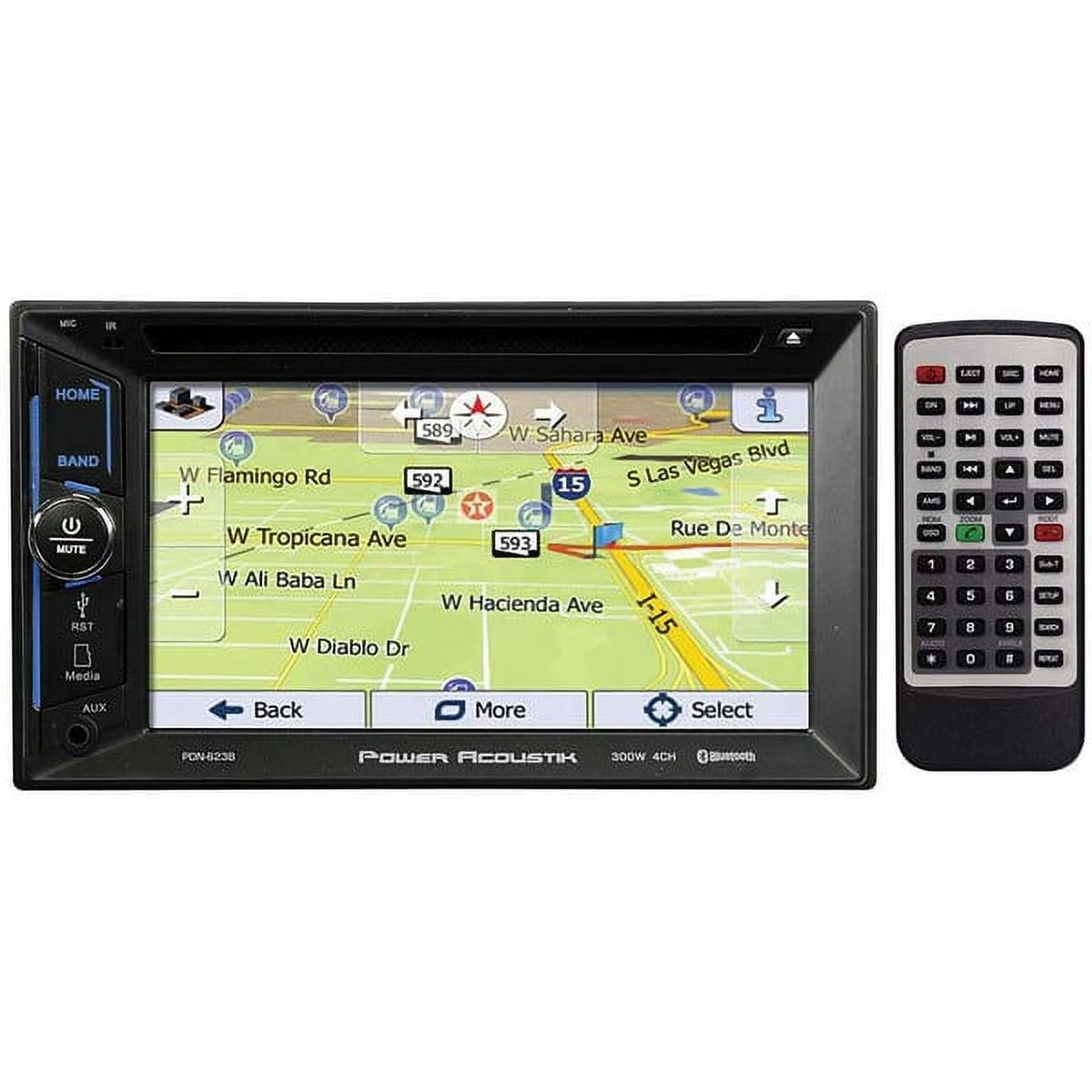 Power Acoustik D.Din 6.2" Touchscreen Am/Fm/Dvd/Cd/Bt/Navigation ...