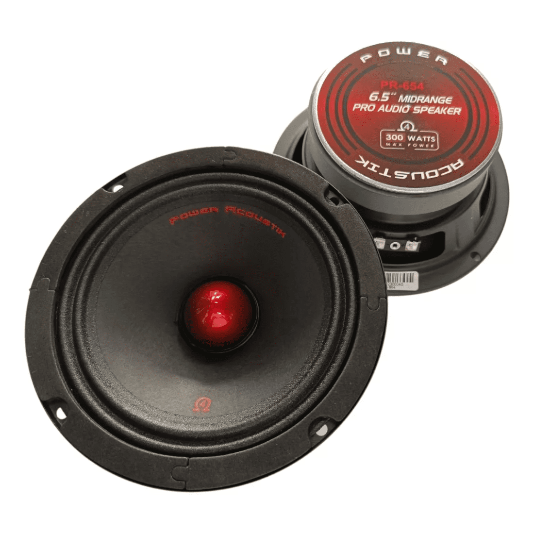 Power Acoustik PR-654 6.5" 300W Max 4-Ohm Car Mid-Range Pro Audio Speakers - Walmart Business ...