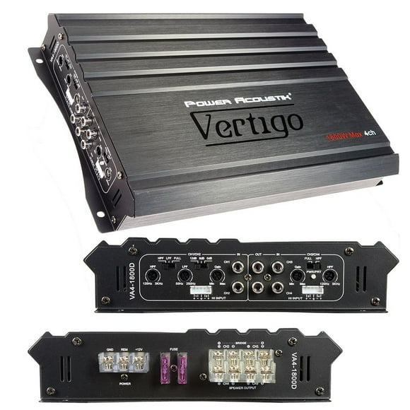 4 Channel Car Amplifiers in Car Amplifiers - Walmart.com
