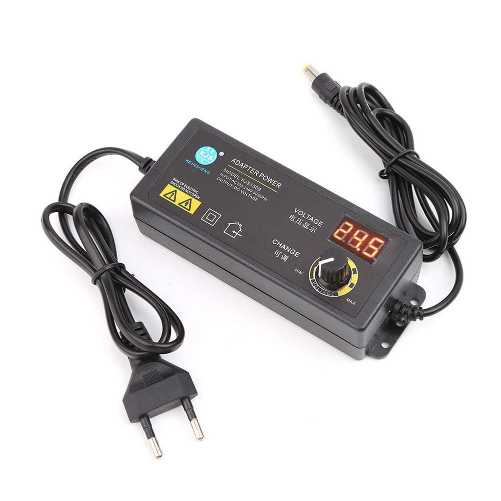 Power Adapter Adjustable 50/60Hz AC100V-240V To DC3.8V-37V European ...