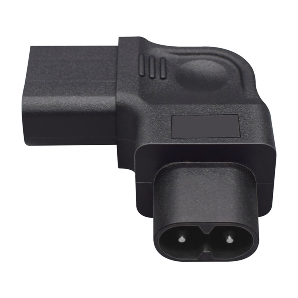 Power Adapter Cord with C8 to C13 Connectors, Male to Right Angled ...
