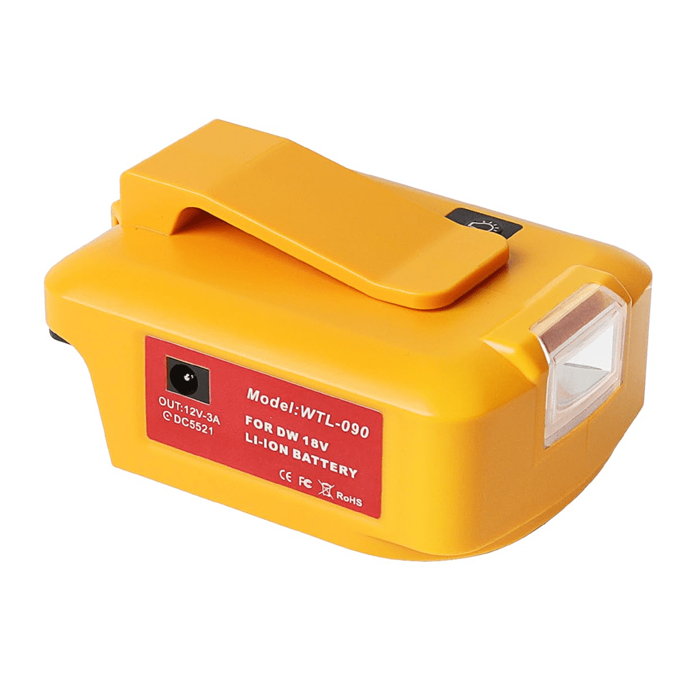 Power Adapter for DEWALT USB Charger Adapter 18V Batteries Power Bank ...