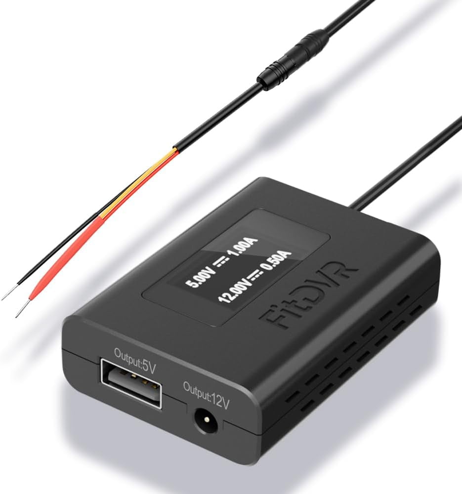 Power Adapter for Universal Car Model LED Display USB Power Source ...