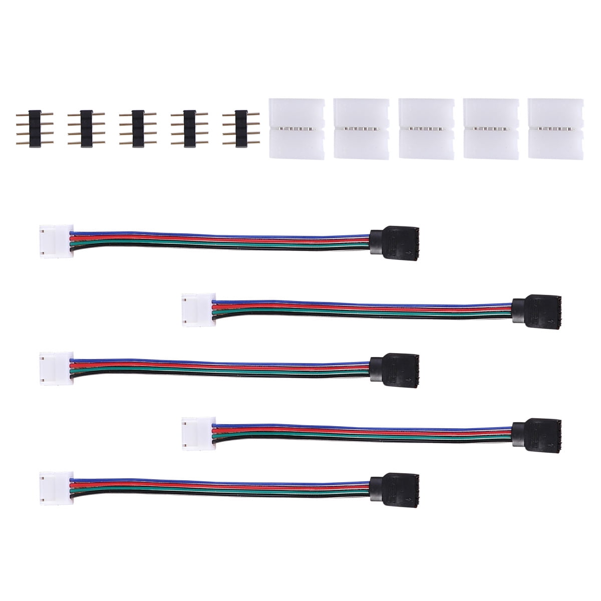 Power Adaptor Strip LED Light Strip Extendable LED Strip Connector LED ...