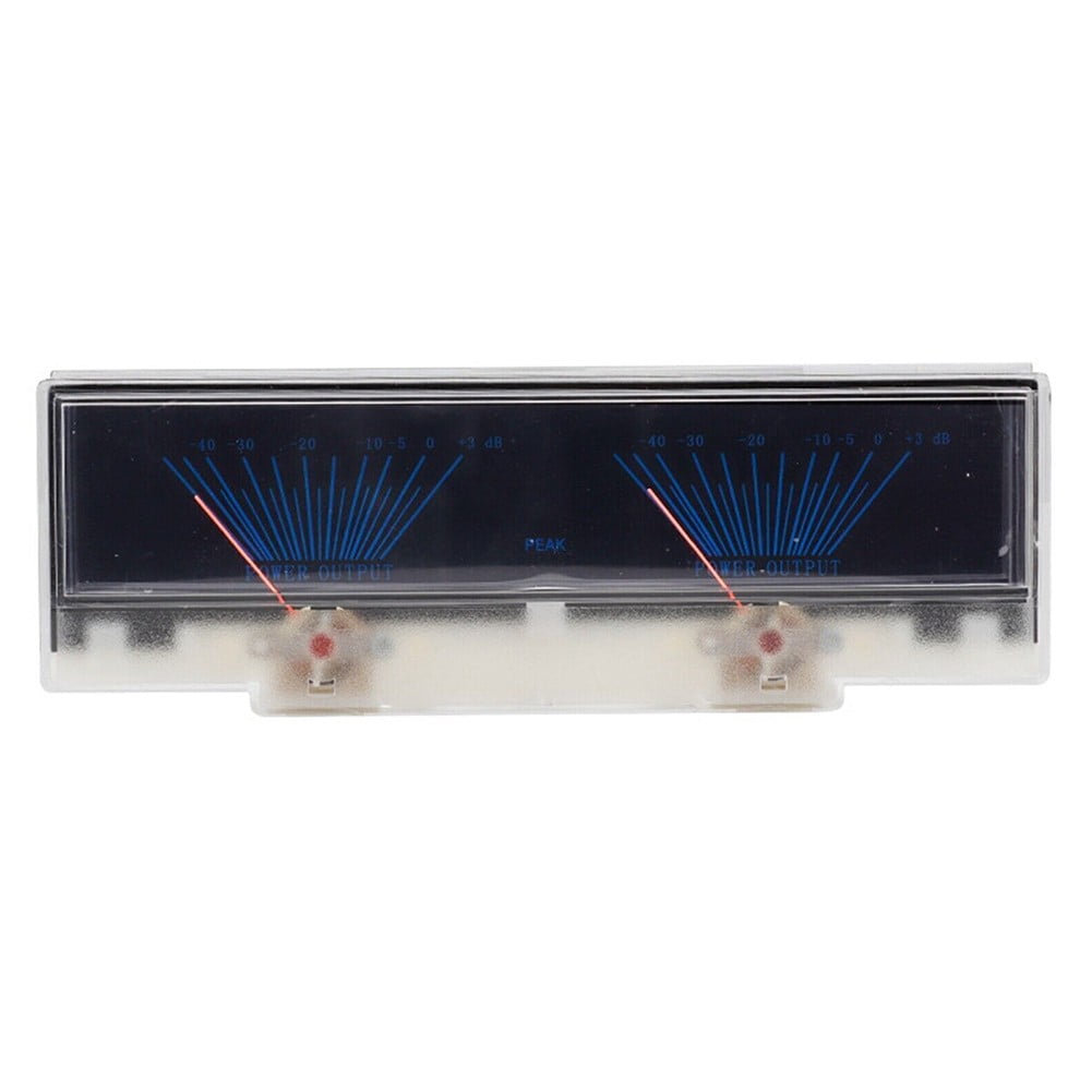 Power Amp Lifier Panel Dual Analog Vu Meter Audio Level Db Meter with ...