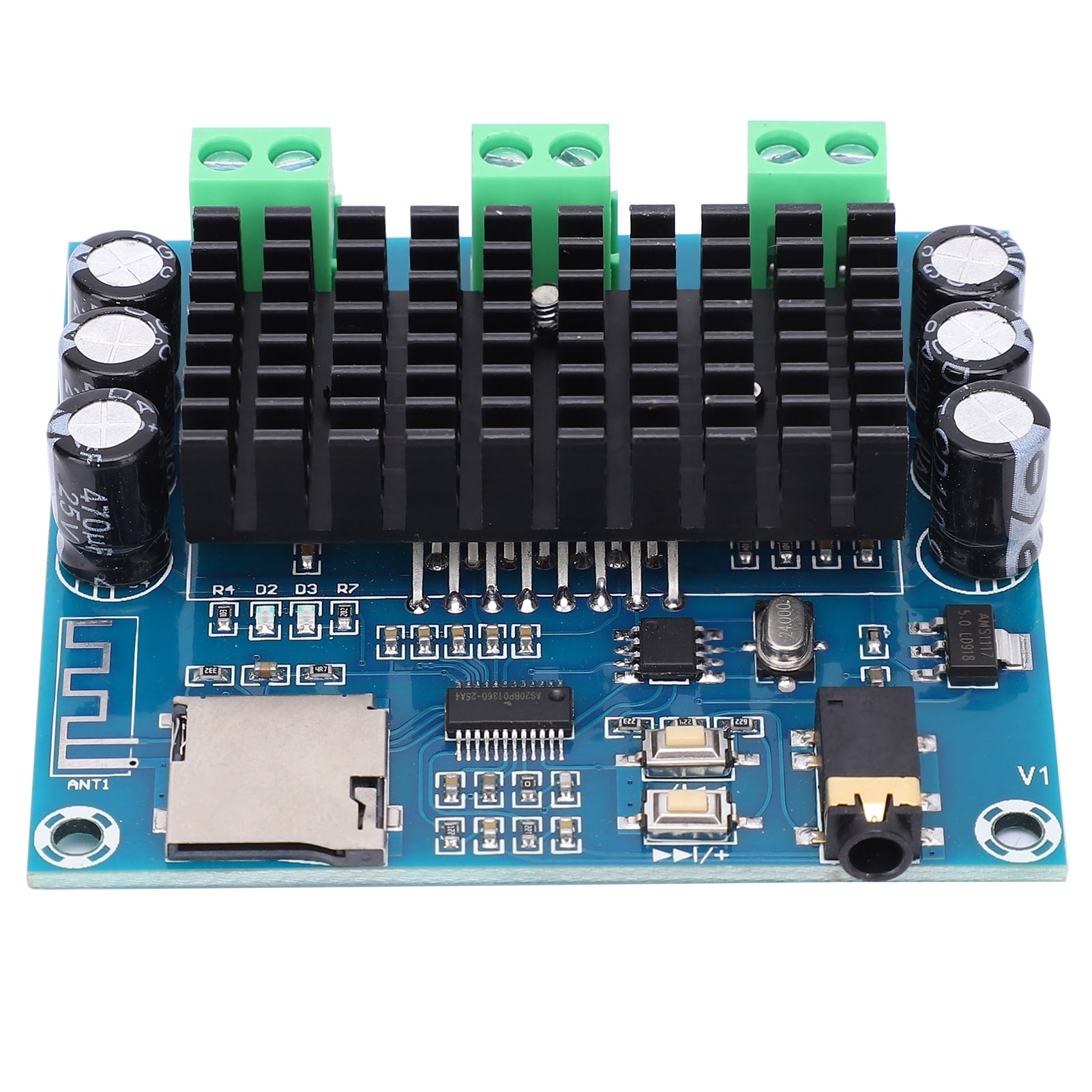 Power Amplifier Board Bluetooth 5.0 Digital 2 Channels Audio Module ...