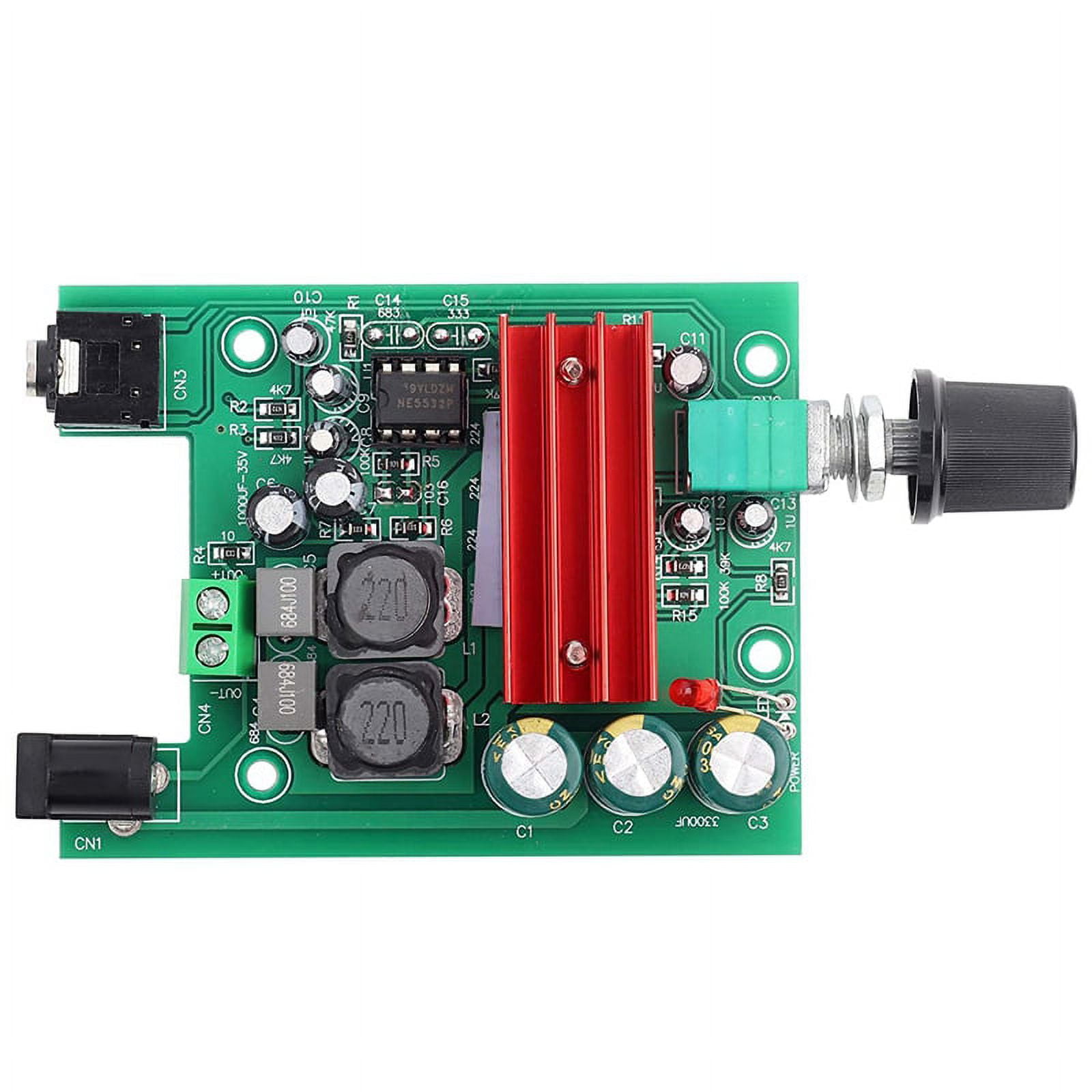 Power Amplifier Board High-Sensitivity Mono TPA3116 Subwoofer Amplifier ...