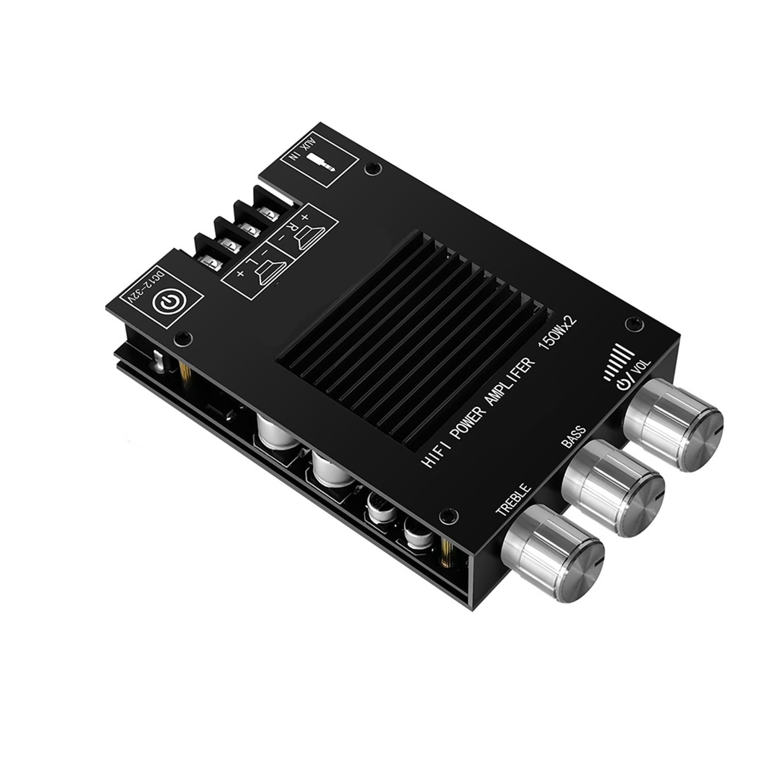 Power Amplifier Board Module Stereo Treble Bass Adjustment Power ...