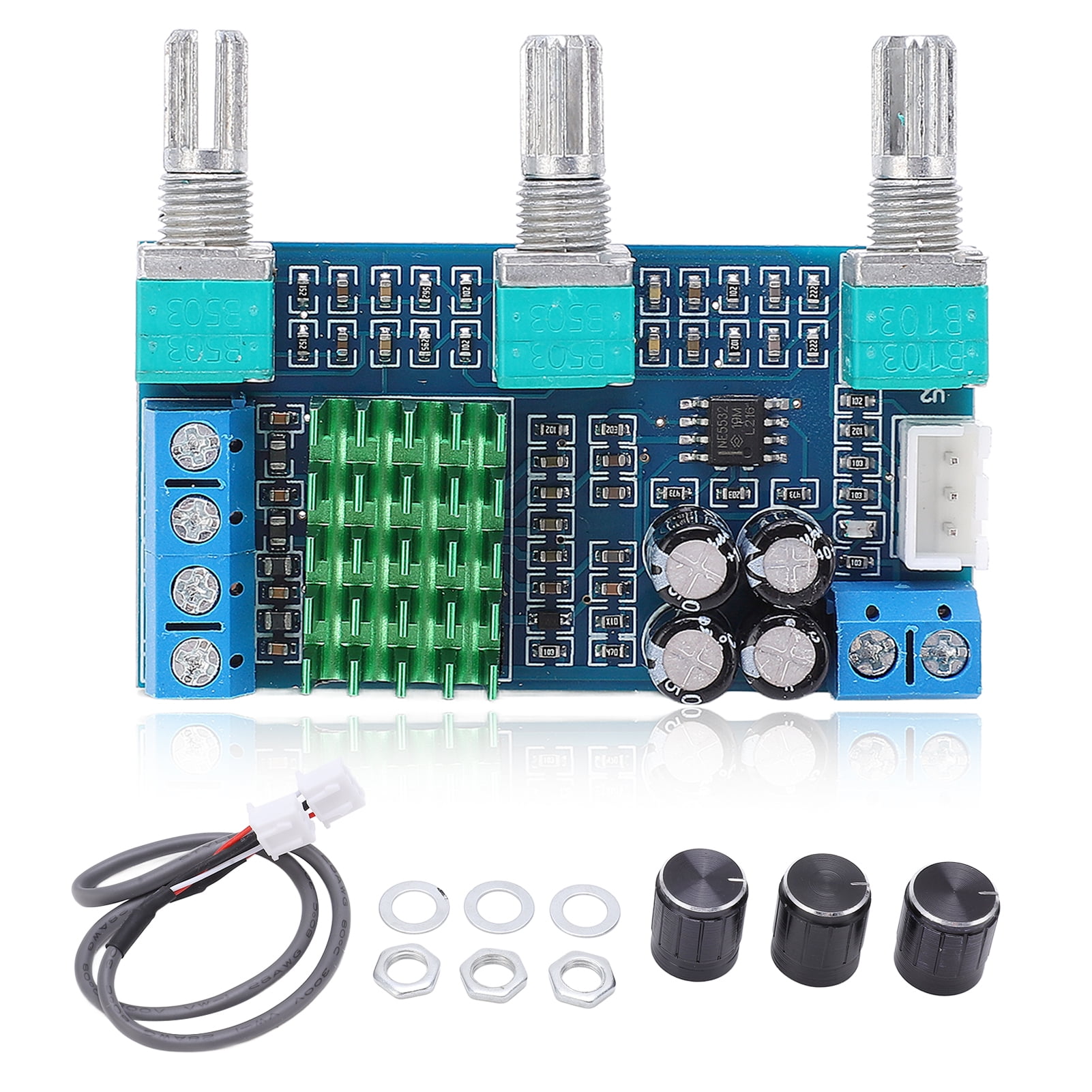 Power Amplifier Board XHM567 TPA3116D2 Dual Channel Digital Volume ...