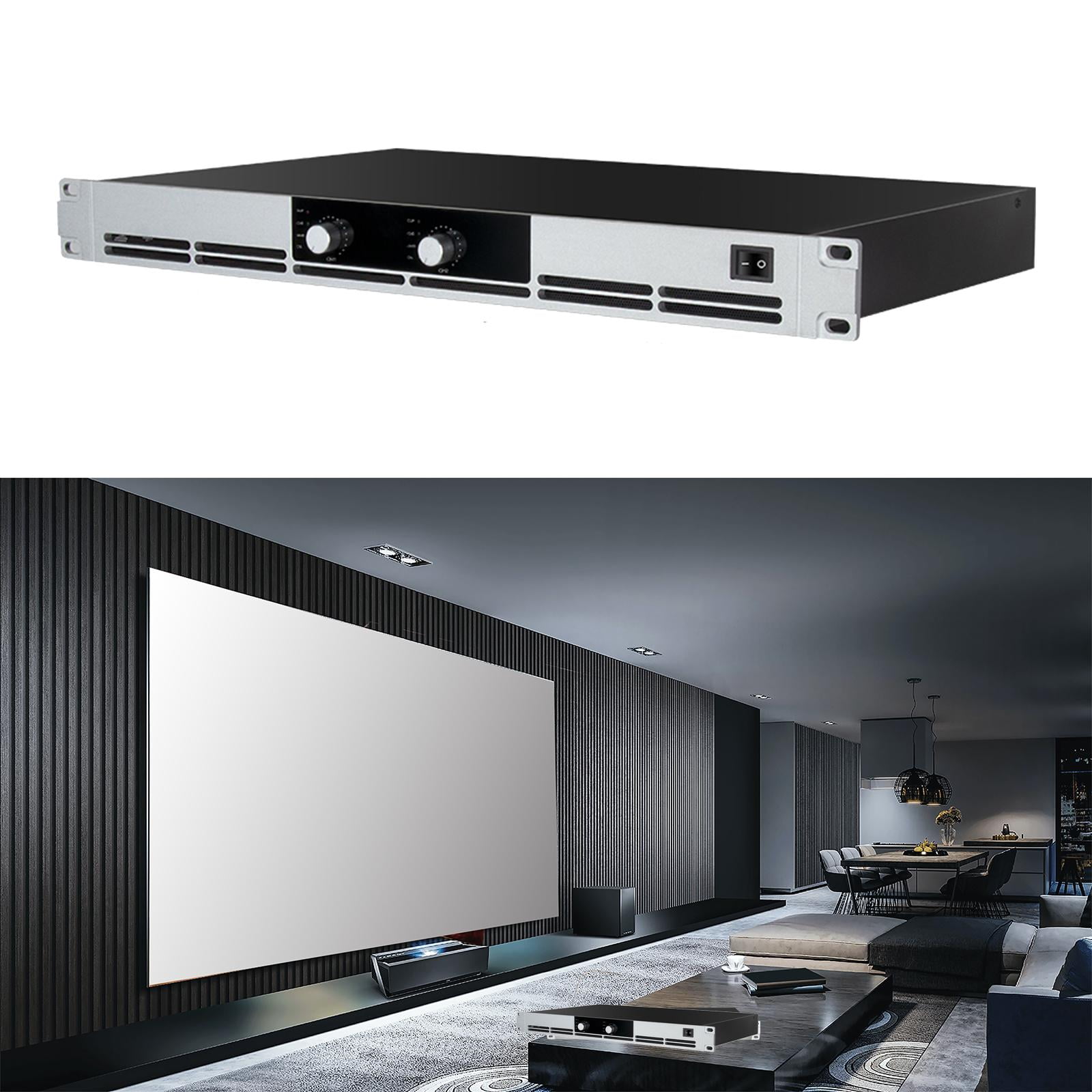 Power Amplifier Digital Audio Amp Plug and Play Intelligent Protection ...