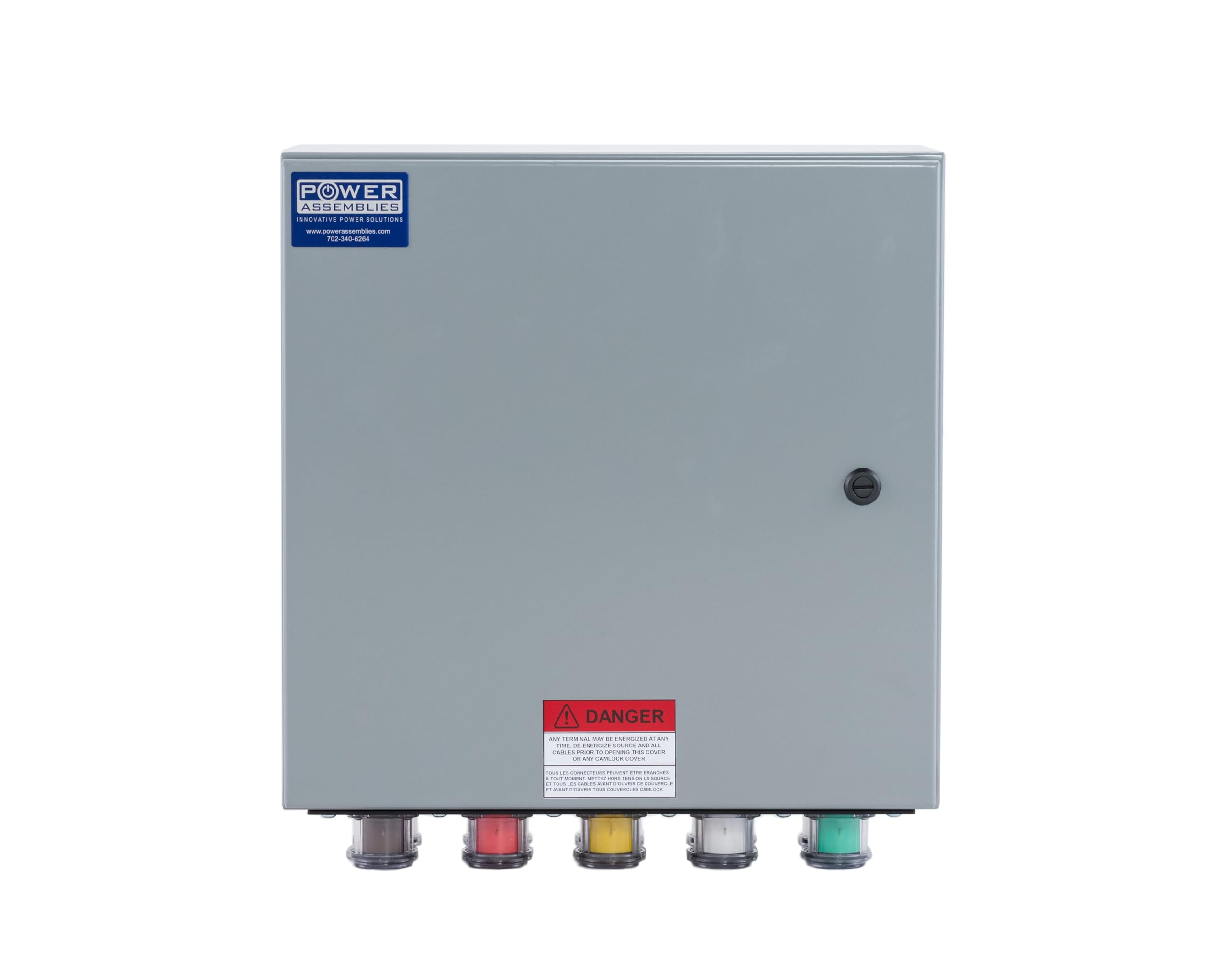 Power Assemblies Camlock Connection Box, 400 Amp, 277/480V, 3 Phase, 4 ...