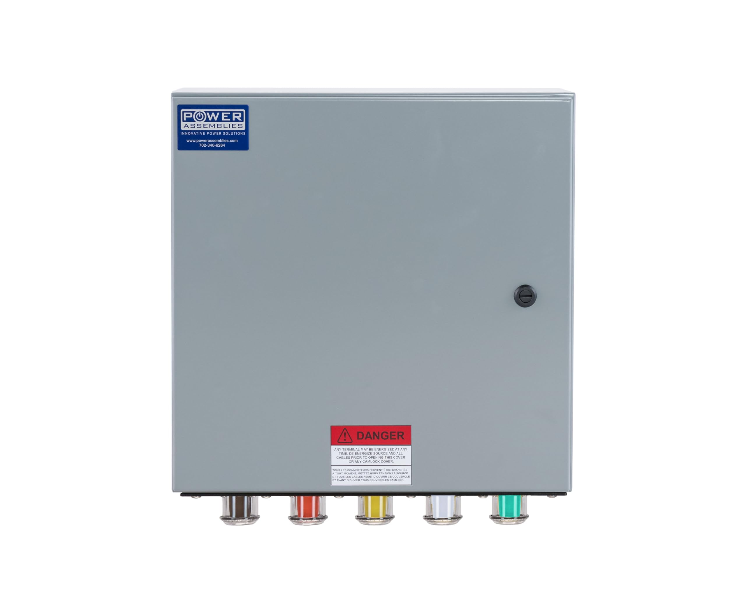 Power Assemblies Camlock Connection Box, 400 Amp, 277/480V, 3 Phase, 4 ...