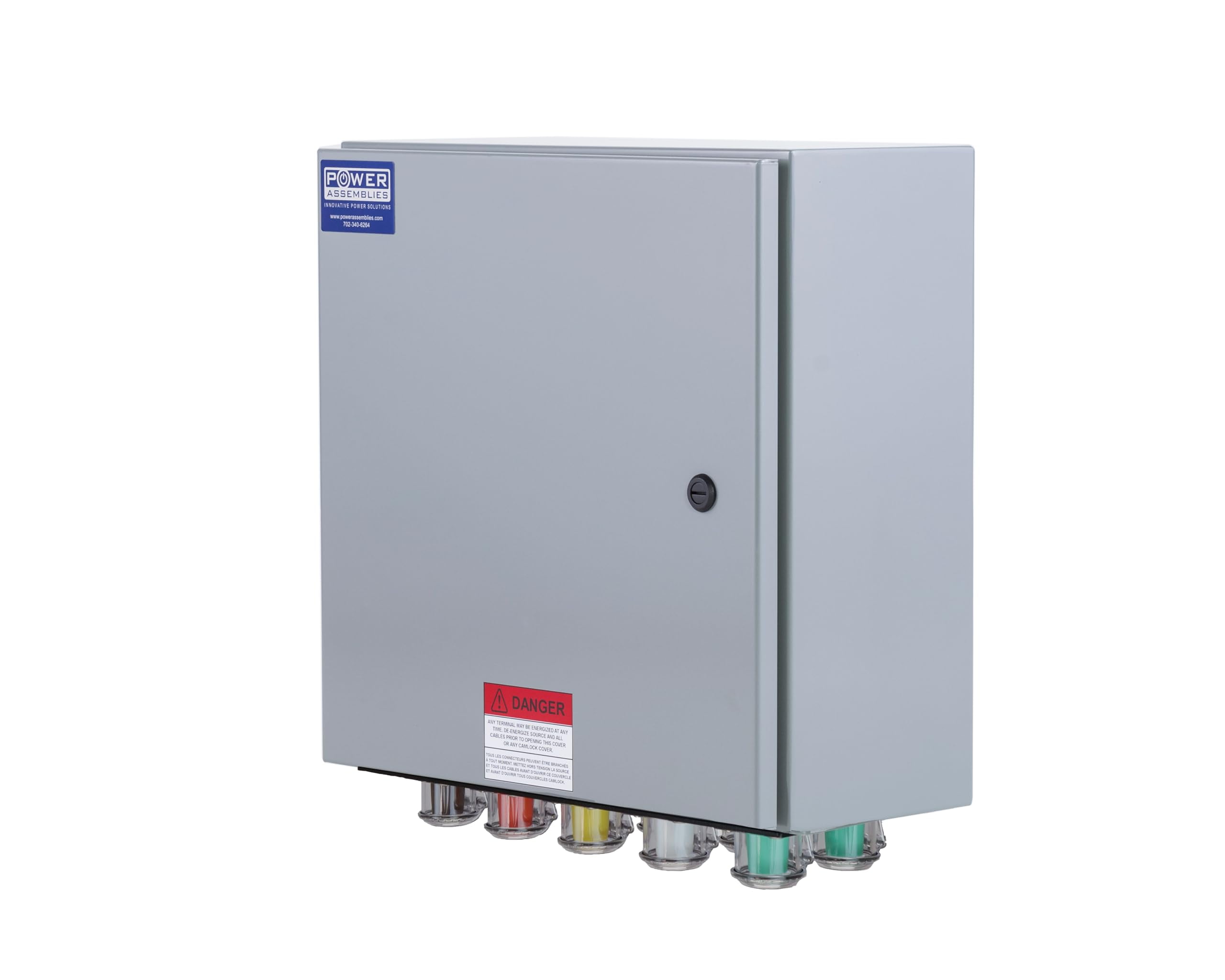 Power Assemblies Camlock Connection Box, 800 Amp, 277/480V, 3 Phase, 4 ...