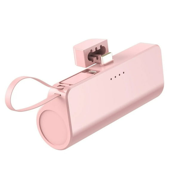 Power Bank 3000mAh Battery Small Mini Portable Charger with Built in 2 ...