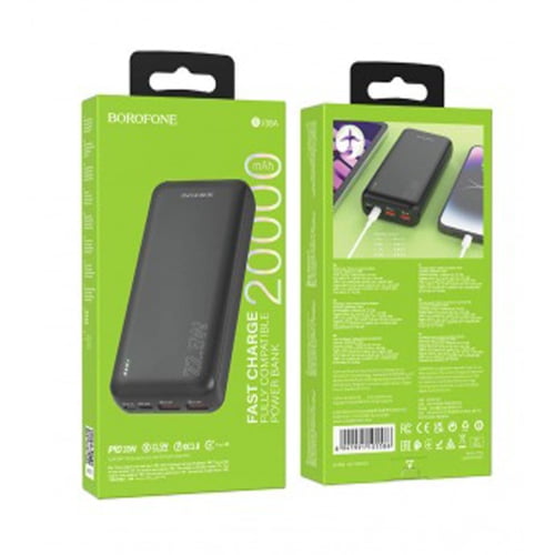 Power Bank BOROFONE BJ38A 20000mAh 22.5+PD20W Fast Long Lasting ...