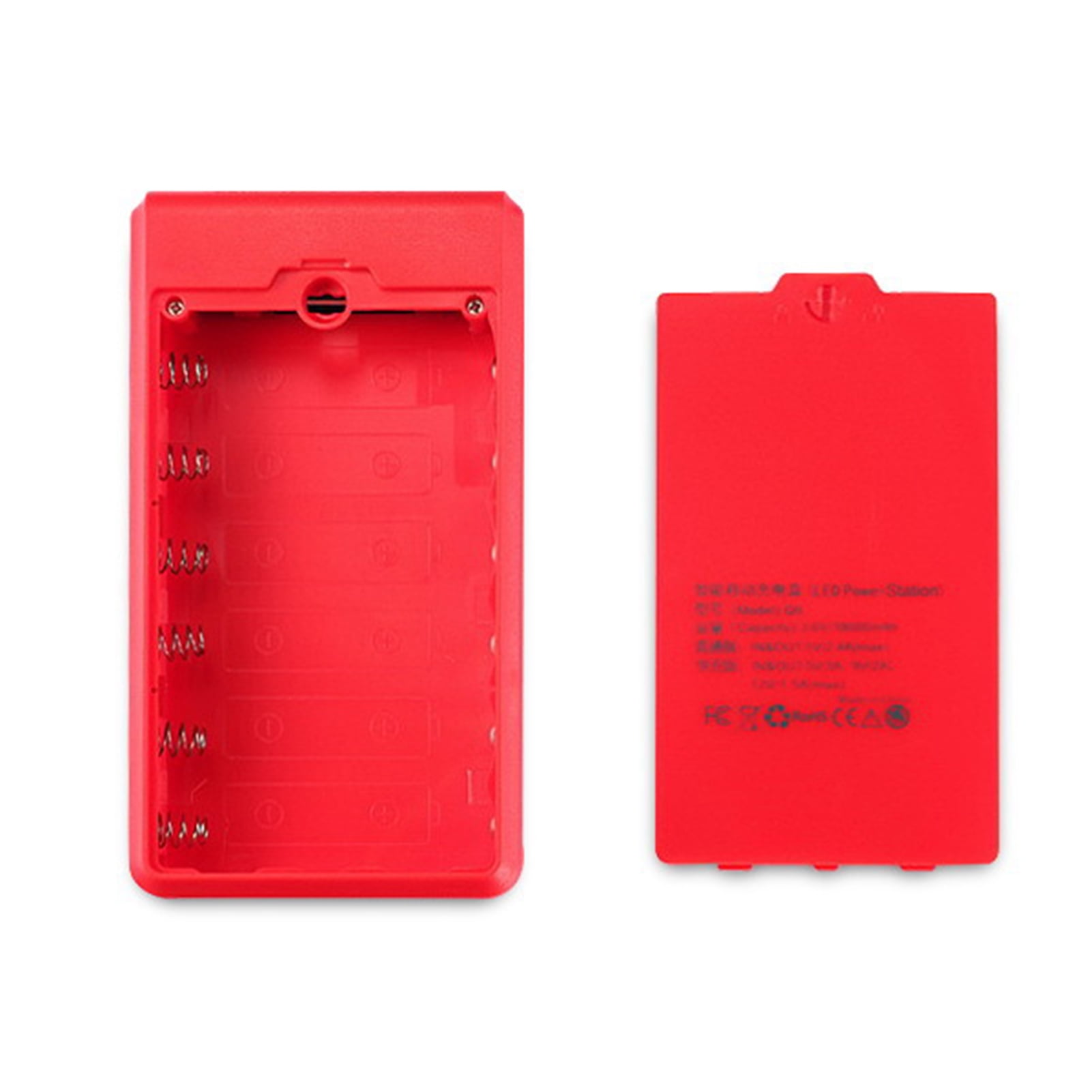 Power Bank Case LED Power Digital Display Large Capacity Dual USB Micro ...