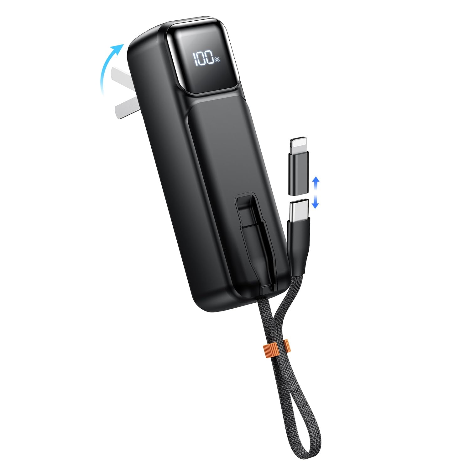 Power Bank with Direct Charge & LED Display, OSAIV 22.5W Fast Charging ...