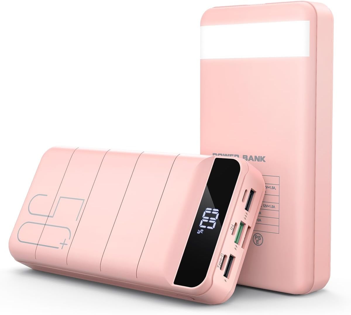 Power Bank Fast Charging 50000mAh - 22.5W Portable Charger USB C Quick ...