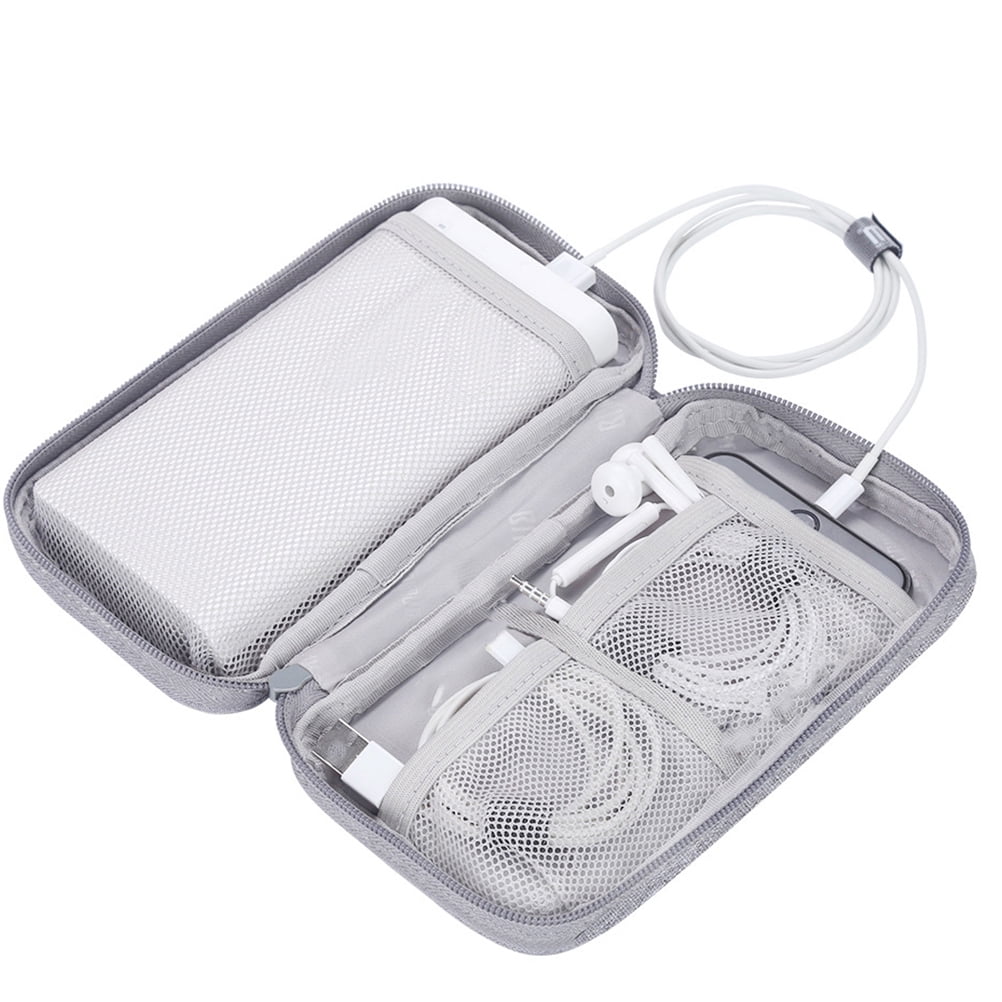 Power Bank USB Data Line Travel Digital Accessories Storage Bag ...