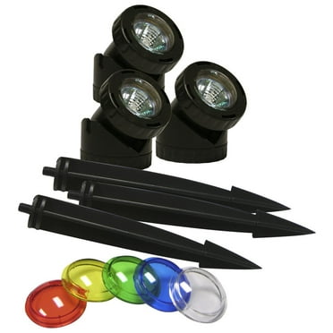 Alpine Corporation 3-Piece 10-Watt Halogen Light Power Beams Set with 4 ...