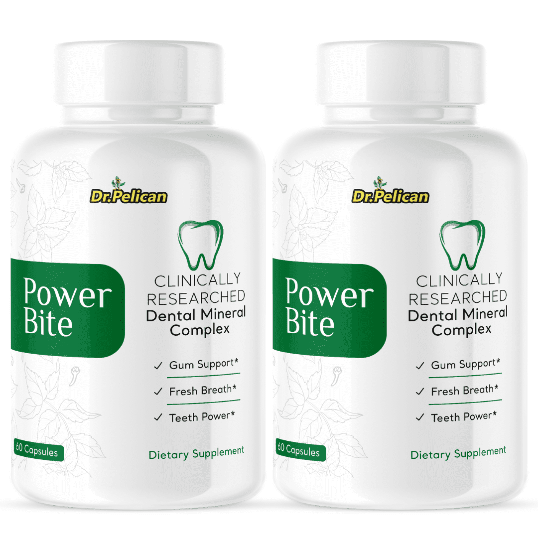 Pelican Power Bite, Dental Gum Support, Fresh Breath, 120 Capsules ...