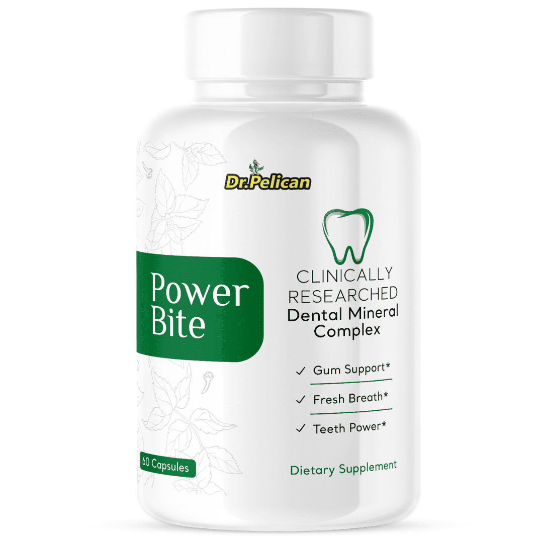 Power Bite-Teeth Power/ Gum Support- 60 Capsules- Dr. Pelican - Walmart.com
