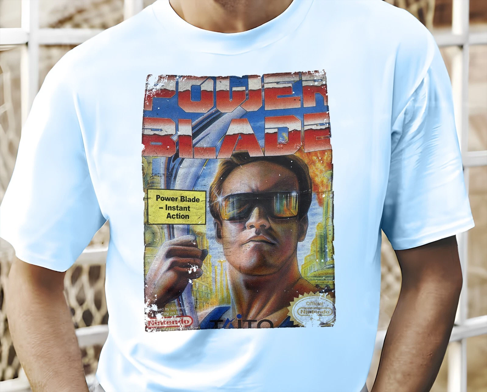 Power Blade - 8 bit NES Game Art T-Shirt 8 Colors Sizes S-5XL - Walmart.com