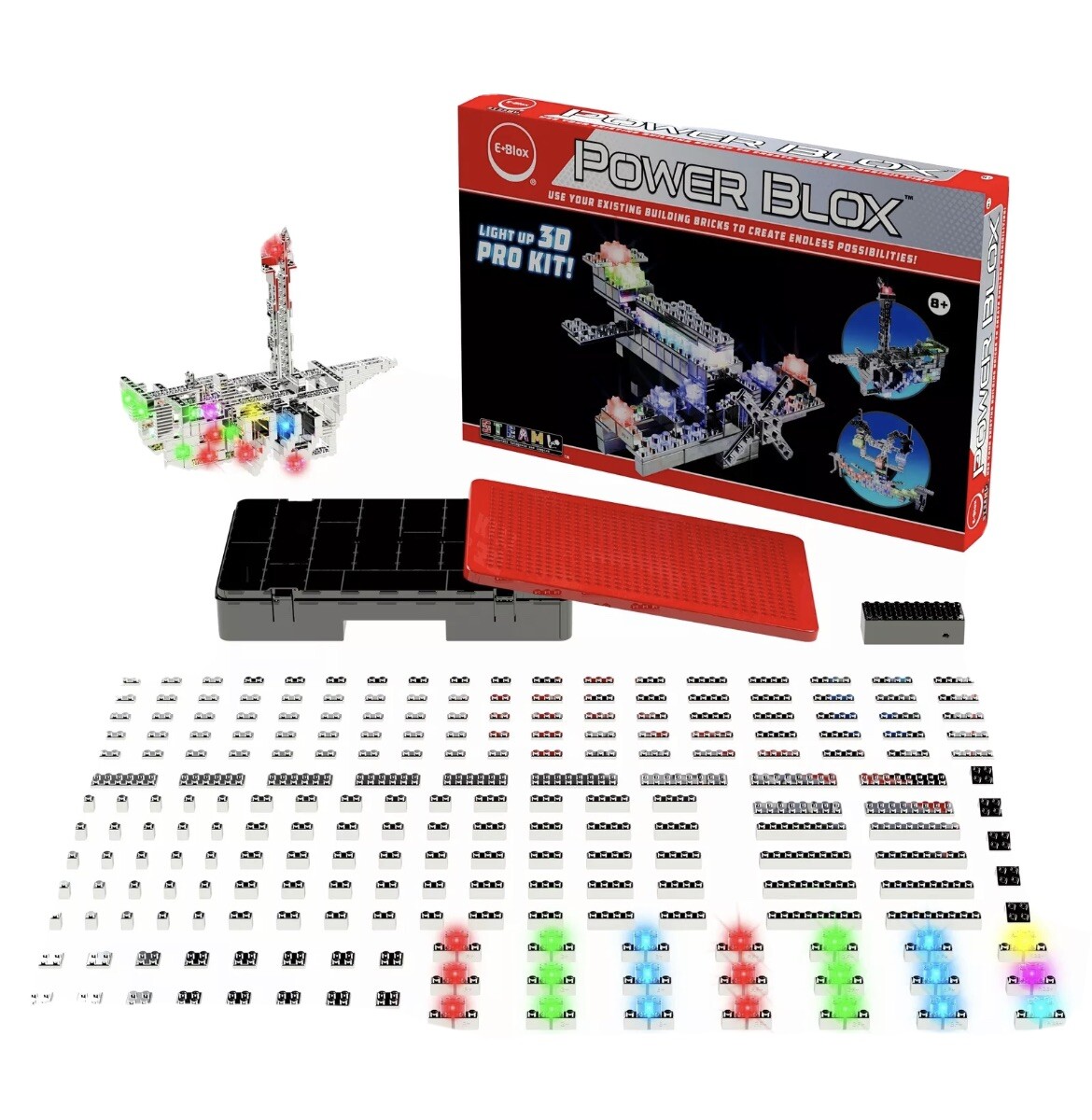 Power Blox Pro LED Building Blocks Set - E-Blox® - Walmart.com