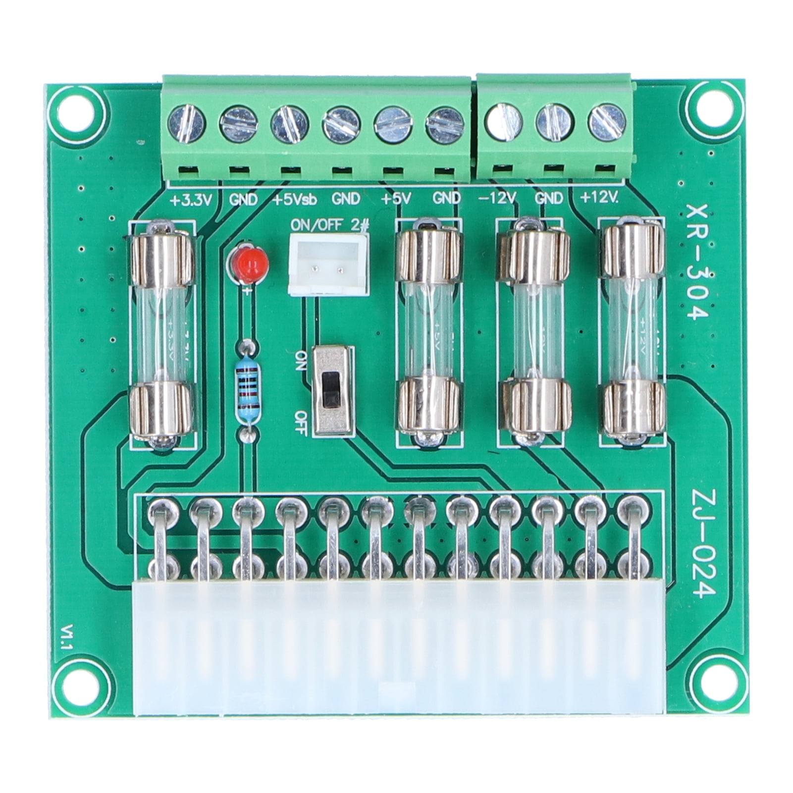 Power Board Computer Chassis Transfer Lead Wiring Module, 20Pin & 24Pin ...
