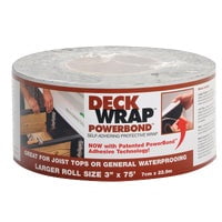 Power Bond DeckWrap 3 In. X 75 Ft. Deck Flash Barrier - Walmart.com