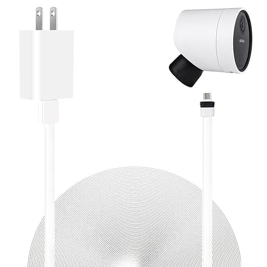 Power Cable Compatible with SimpliSafe Wireless Outdoor Security Camera ...