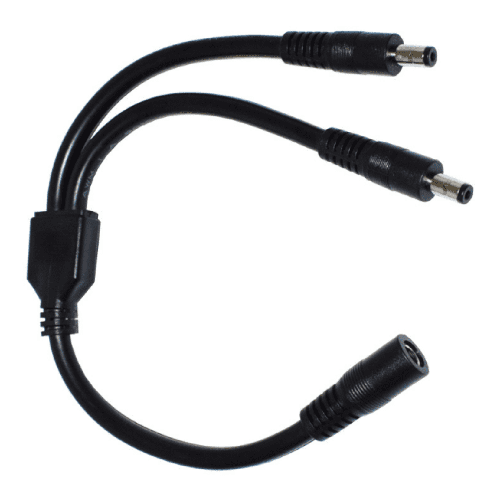 Power Cable DC5.5mmx2.5mm Connector Extension Cord Female to 2xMale ...